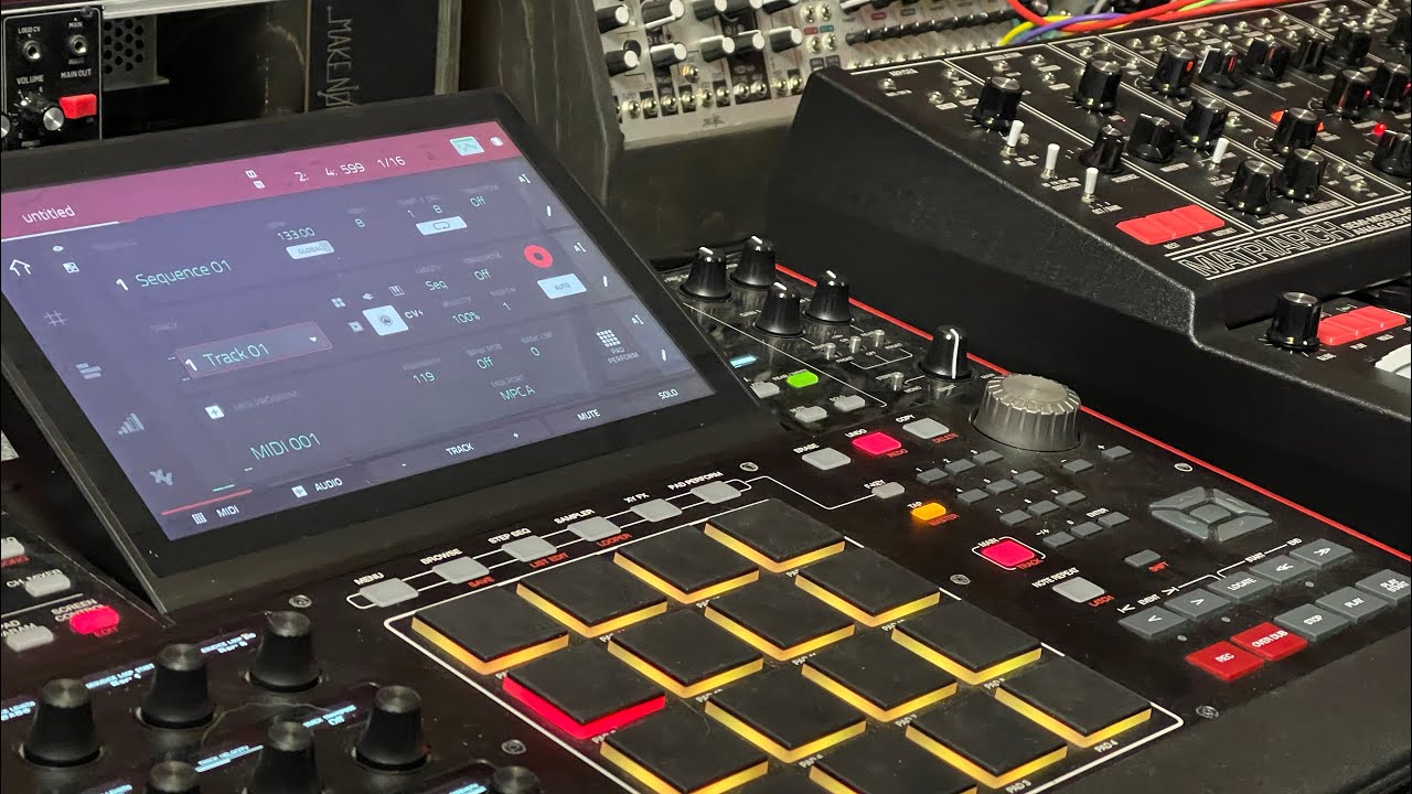 MPC X Controlling the whole studio - Audio Test - YouTube