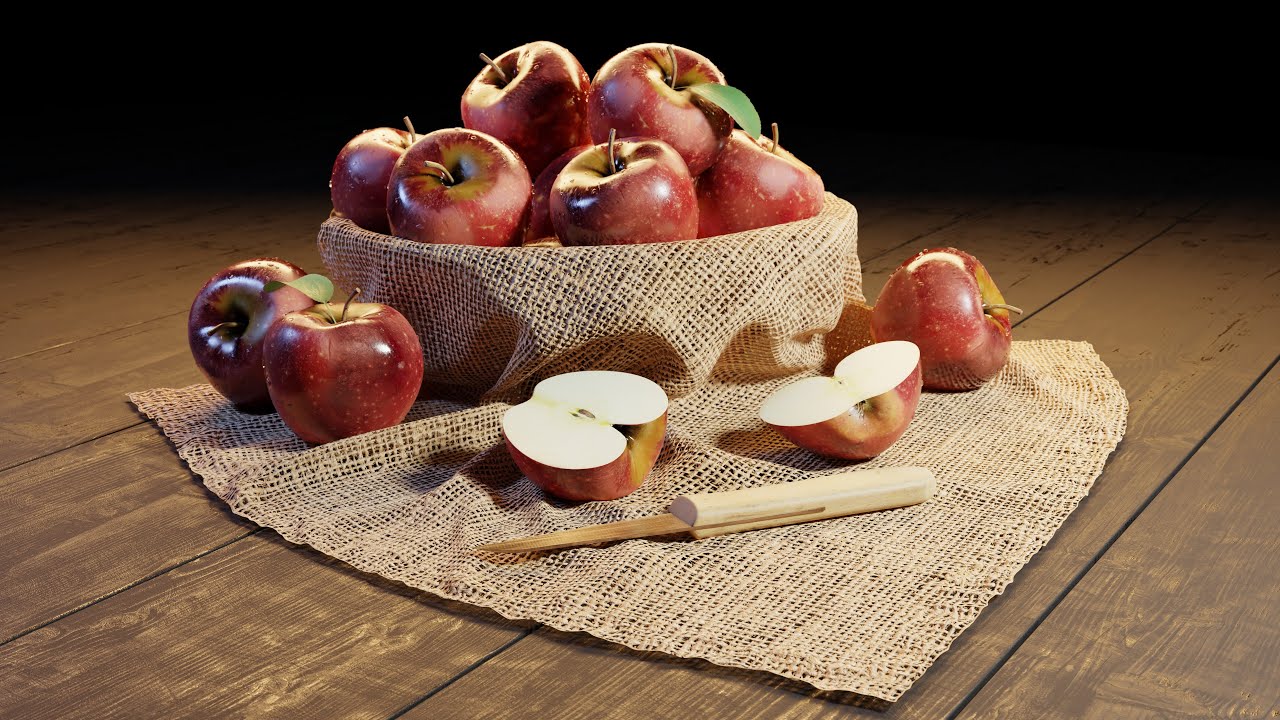 A Bowl of Apples Blender 3D Animation - YouTube