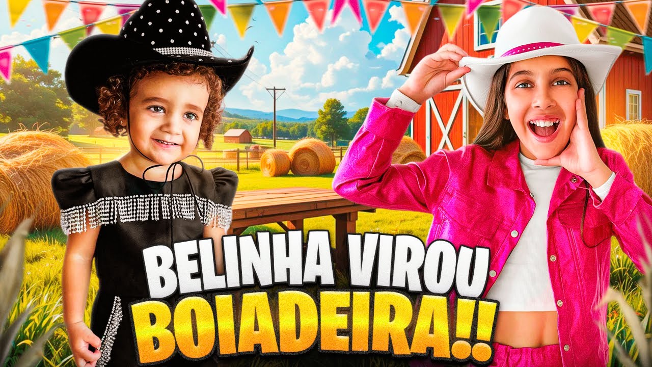 AS IRMÃS PINA TRANSFORMARAM BELINHA EM BOIADEIRA E FIZERAM UMA FESTA SÓ ...