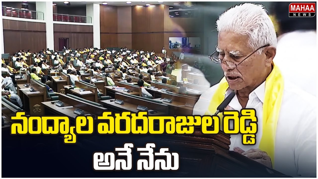 నంద్యాల వరదరాజుల రెడ్డి అనే నేను | Nandyala varadharajula Reddy Takes ...