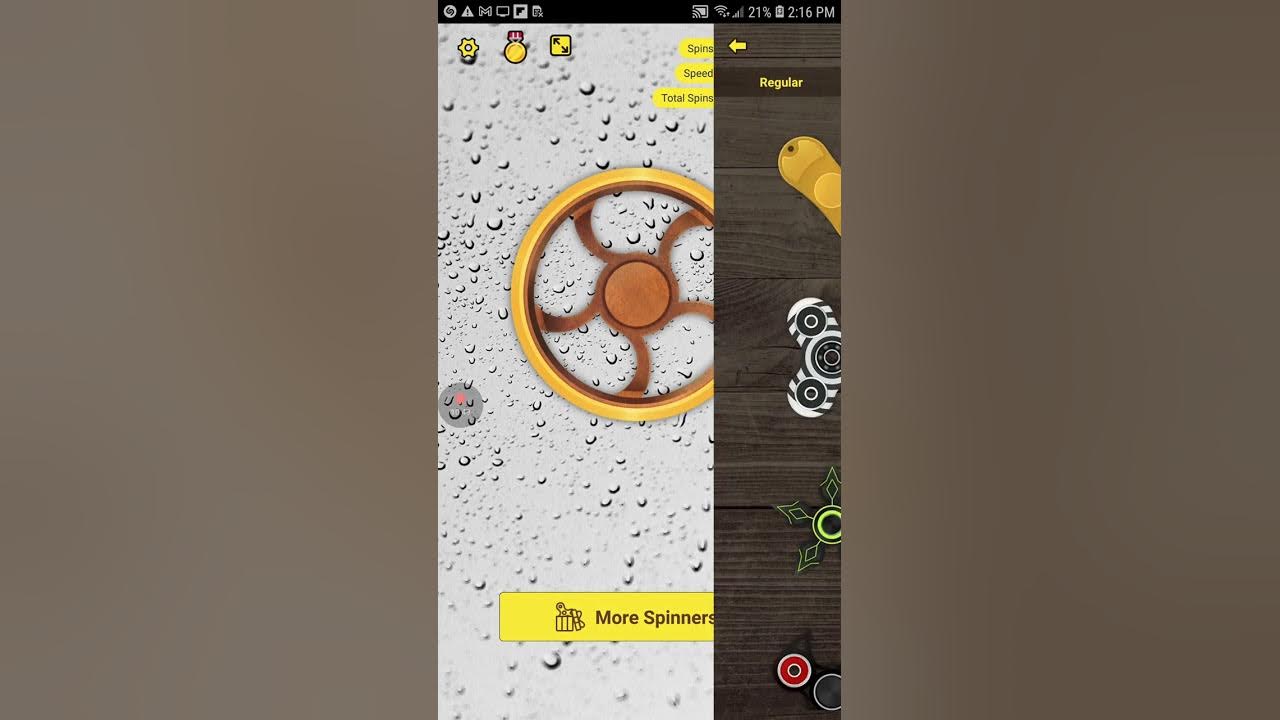 Emerson plays fidget spinner apps - YouTube