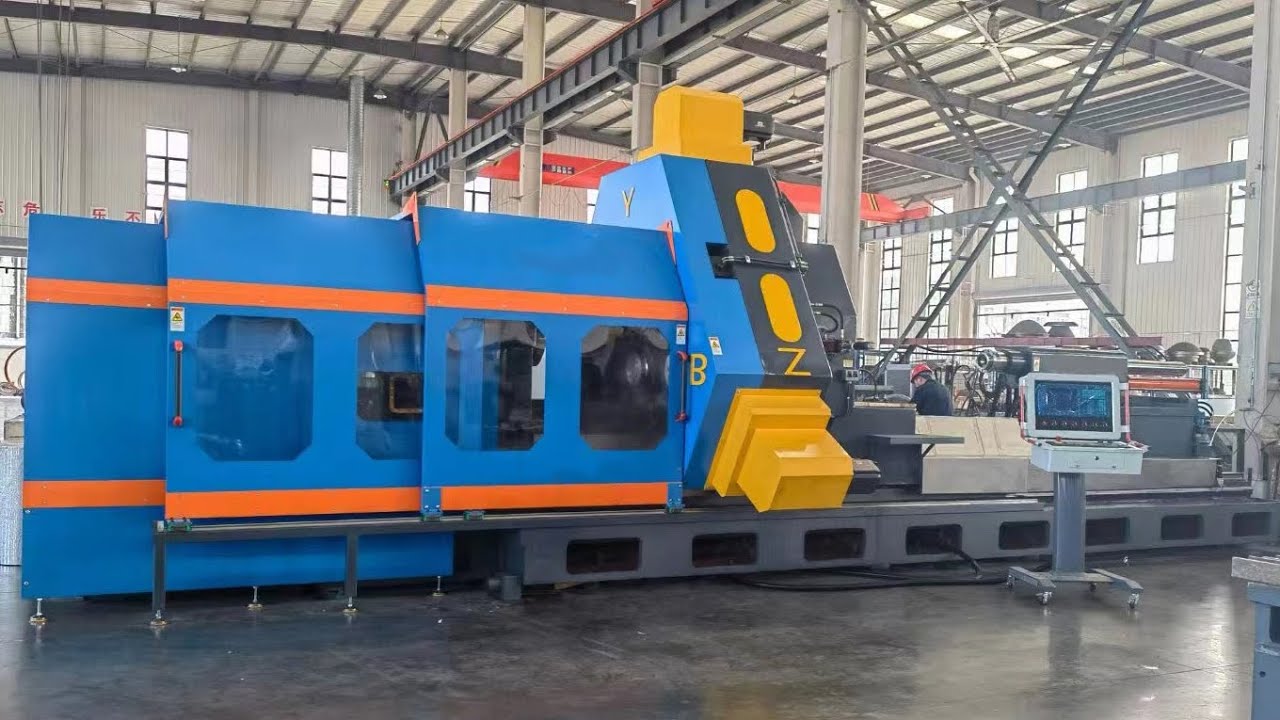 Flow forming machine - YouTube