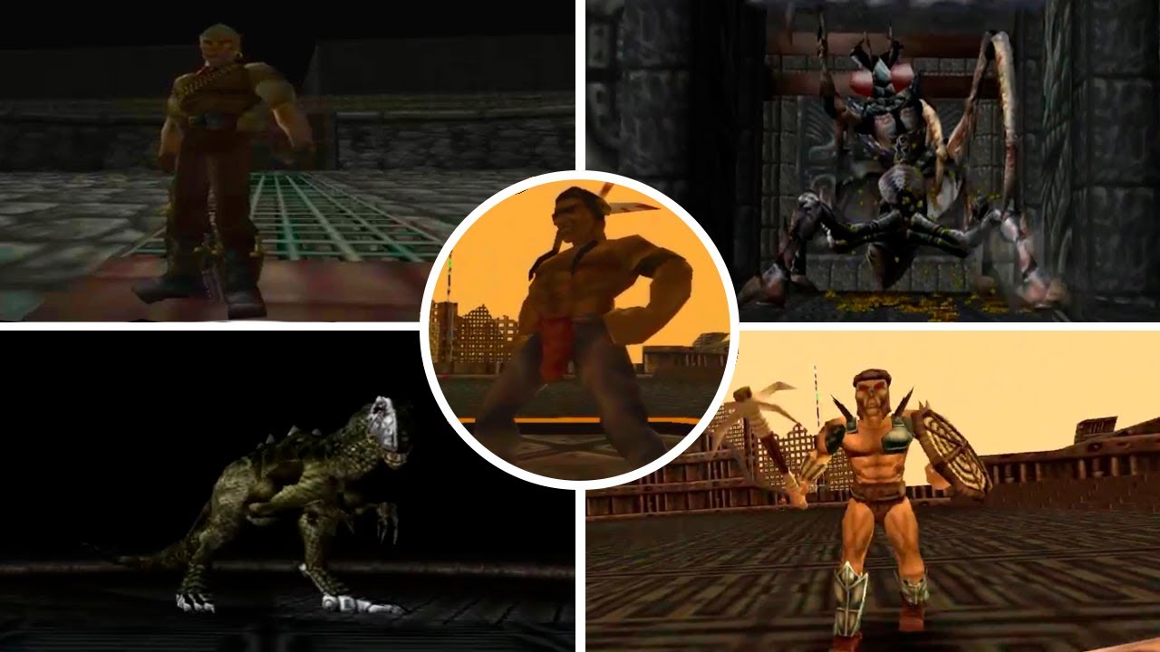 Turok - Dinosaur Hunter (N64) | [All Bosses] - YouTube