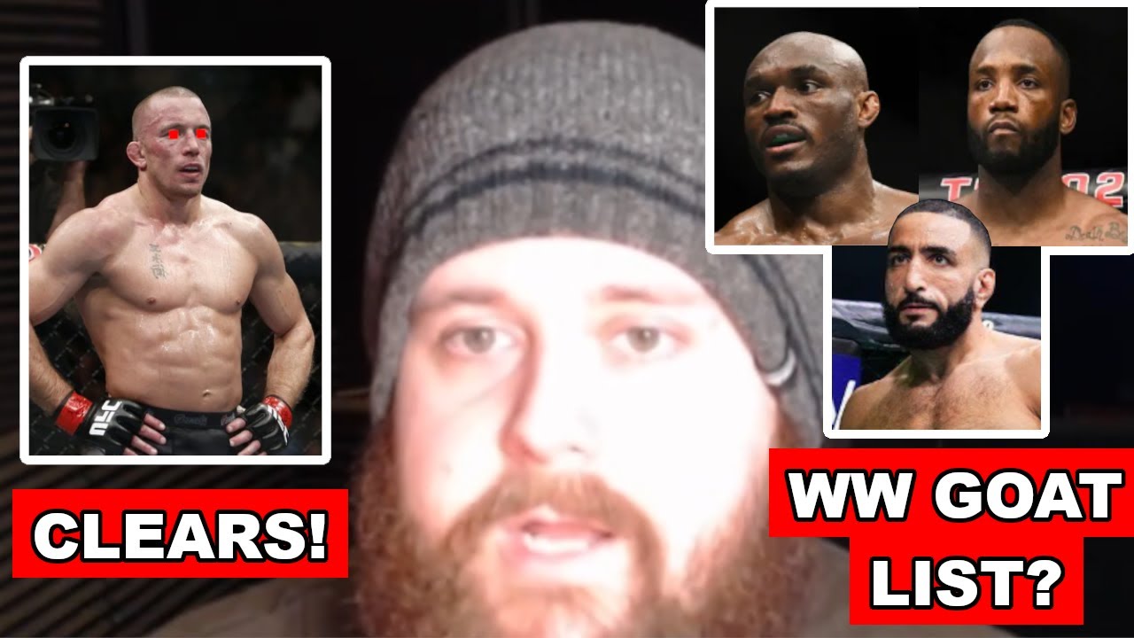 The MMA Guru Discusses The TOP 5 GOAT LIST For Welterweight CURRENTLY ...