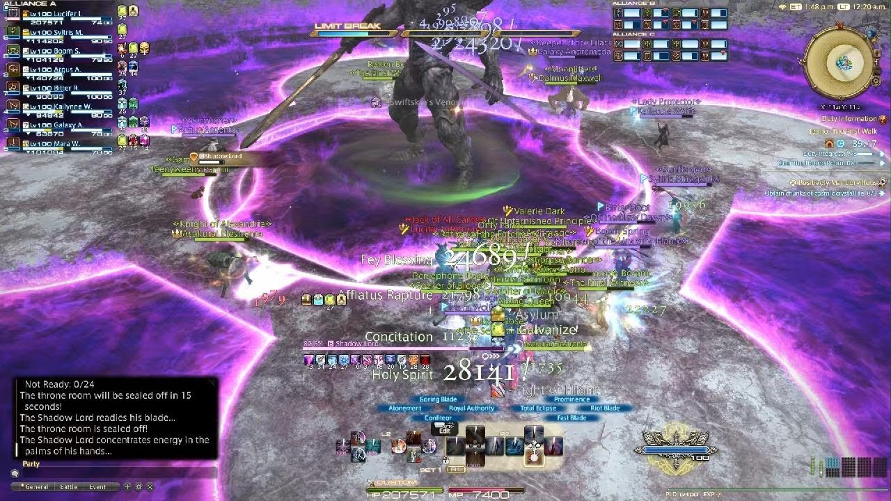 FFXIV-Crazy Shadow Lord Clear - YouTube