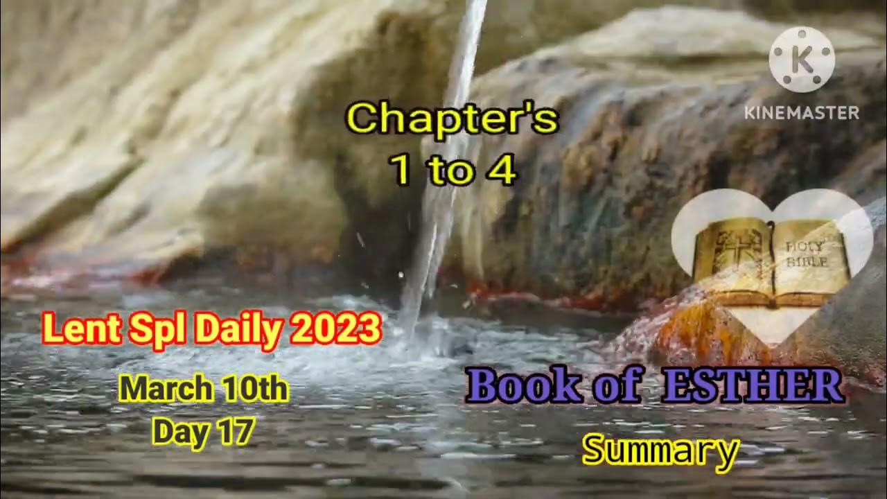 Lent Spl Daily 2023 Book Of ESTHER Summary With Bro Boaz YouTube lent-spl-daily-2023-book-of-esther-summary-with-bro-boaz-youtube