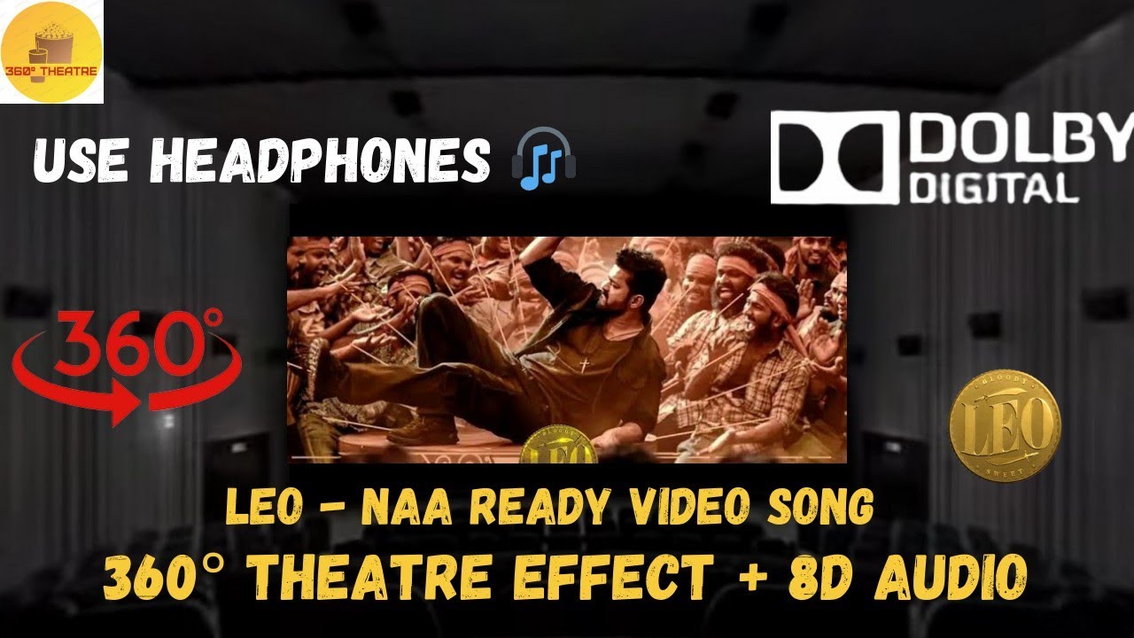 NAA READY VIDEO SONG REACTION|8D AUDIO|LEO|VIJAY|#vijay#trending #leo# ...