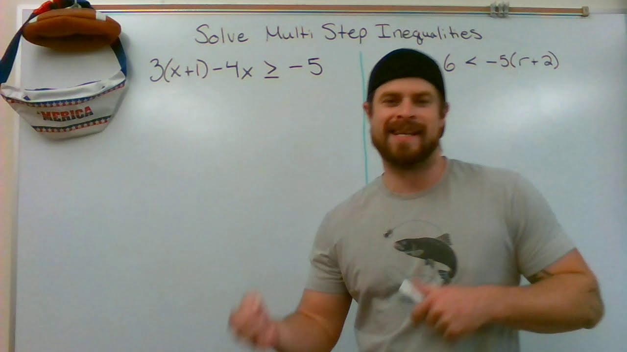 Solving Inequalities Distributive Property and Combining Like Terms ...