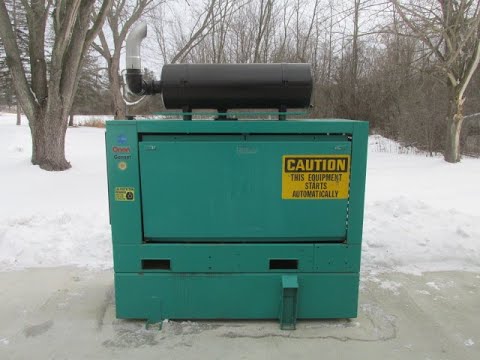 Onan Cummins 20DGAB Diesel Standby Backup Generator 20 Kw 1 PH or 3 PH