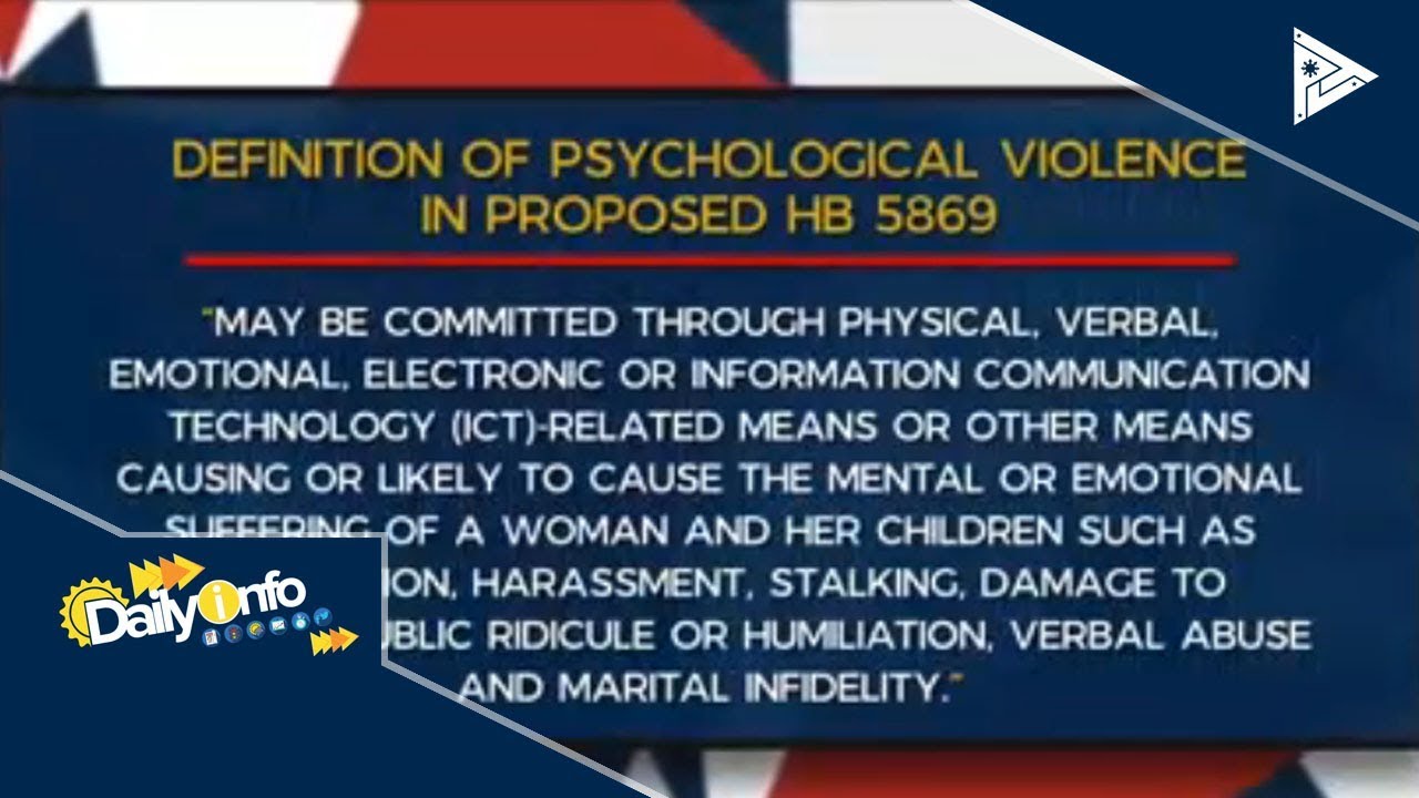 Panukalang parusahan ang 'electronic violence' vs women and children ...