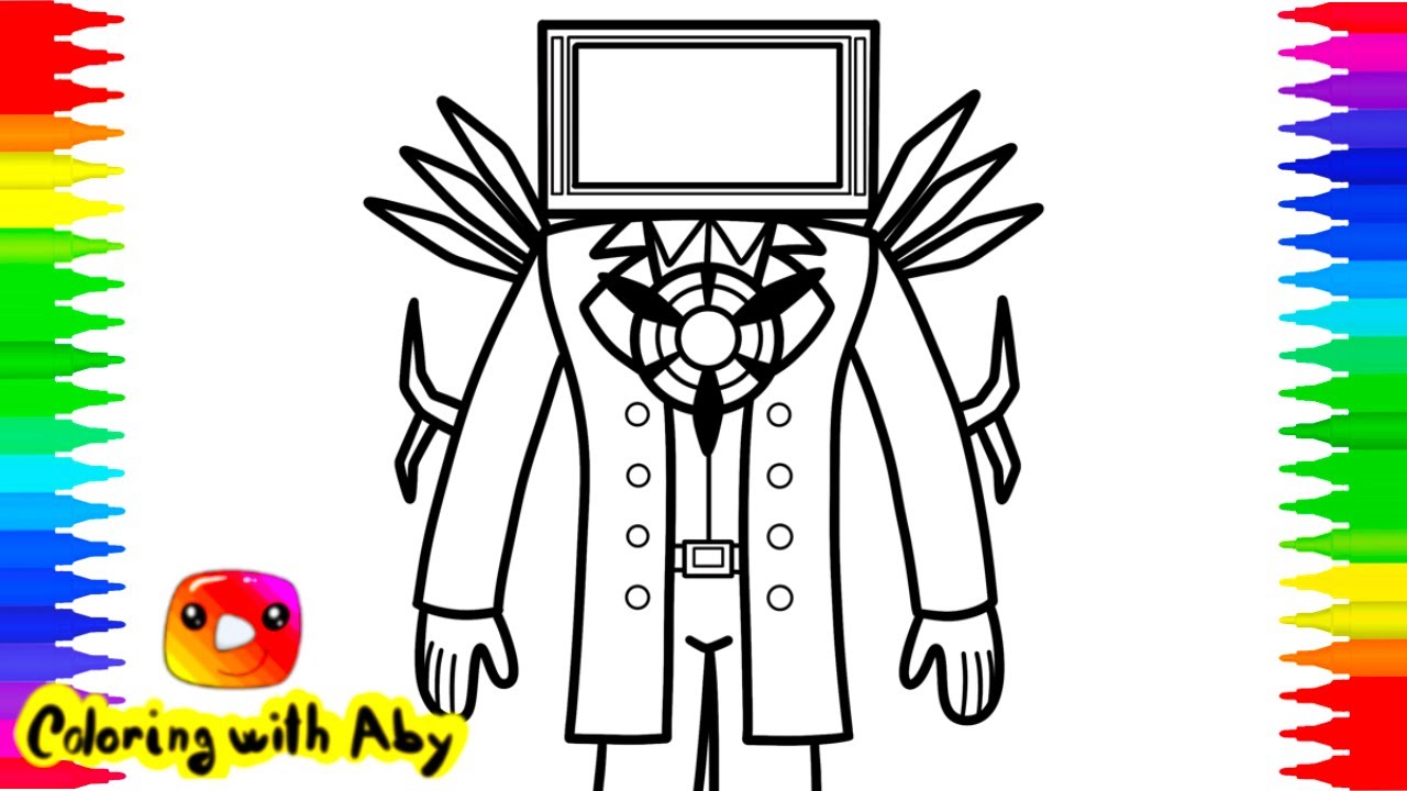HOW TO DRAW TITAN TV MAN | Skibidi Toilet - Easy Step by Step Drawing ...