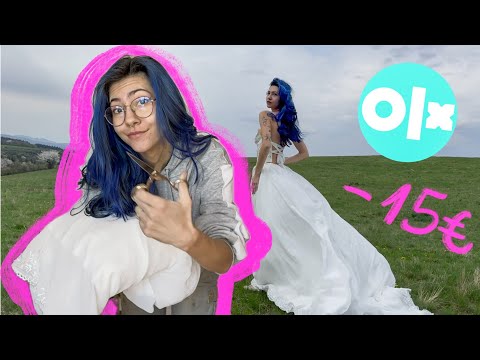 Купих СВАТБЕНА РОКЛЯ от OLX… и я превърнах в ПОЛА 😱 + фотосесия с корсети