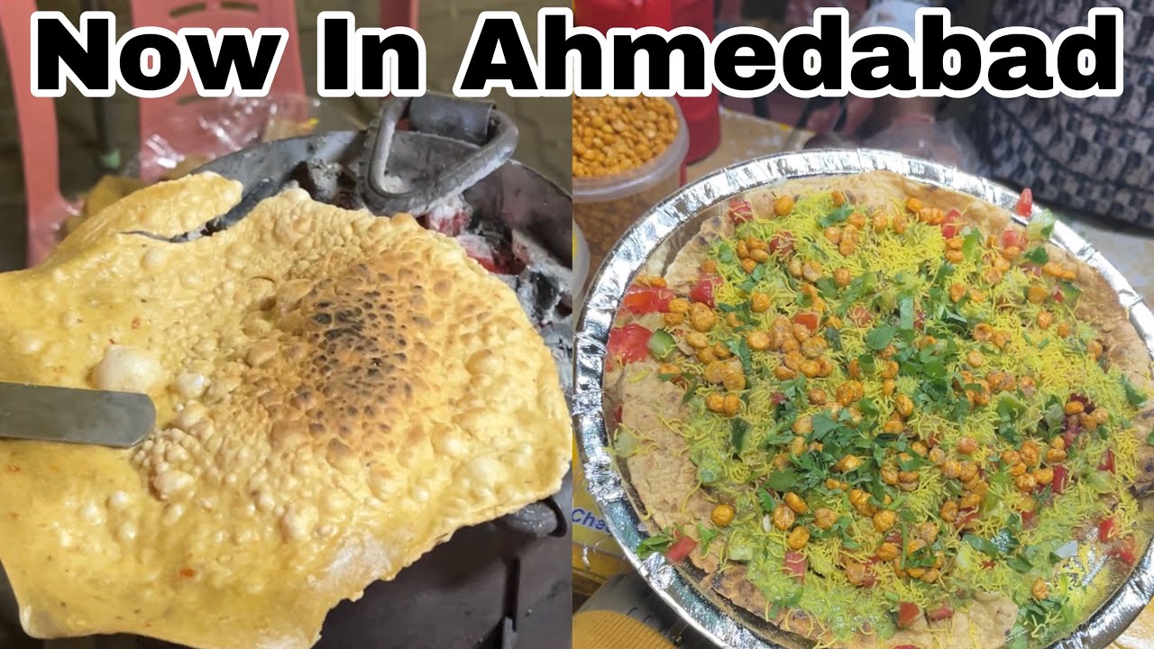 Famous Masala Khichiya Papad | ખીચીયા પાપડ અમદાવાદ | Ahmedabad Street ...