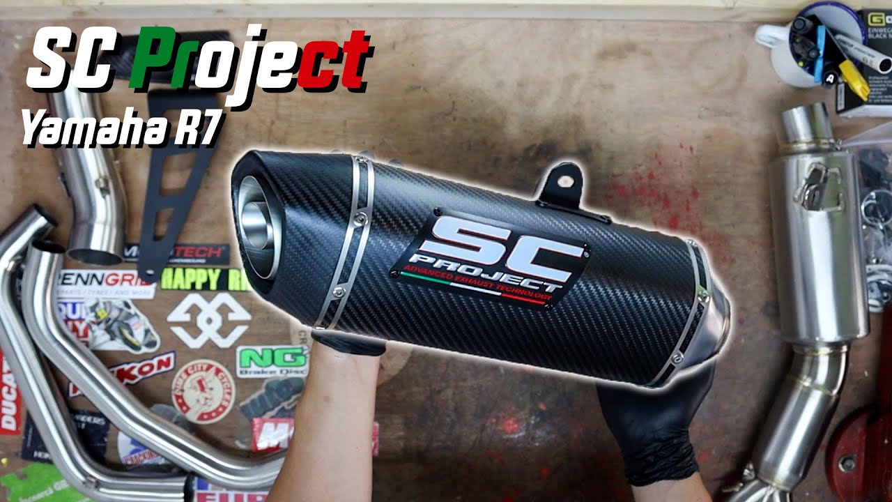 Unboxing & Anbau SC Project Yamaha R7 │ Euro5 - YouTube