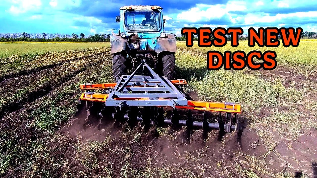 First Time Disking Corn with New Discs - YouTube