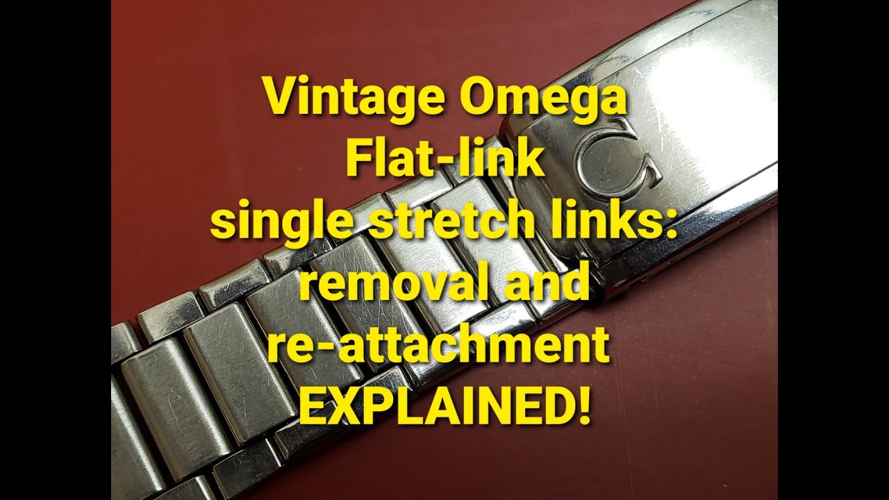 How to remove and re-attach single spring links from Omega Flat-link ...