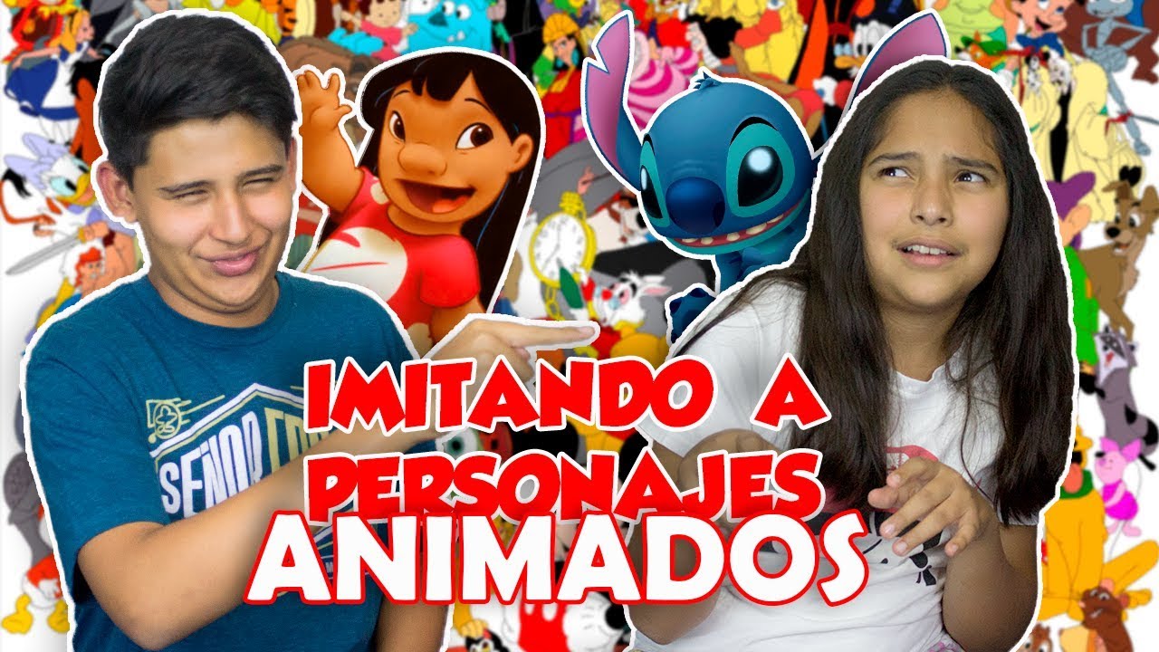 IMITANDO PERSONAJES ANIMADOS | MIGUEAMIGOS - YouTube