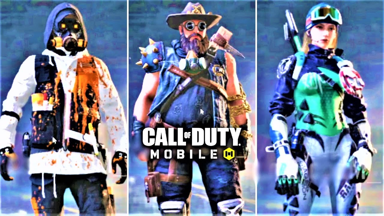 TODOS PERSONAGENS SEASON 2 CHARACTER SKIN - CALL OF DUTY MOBILE - YouTube