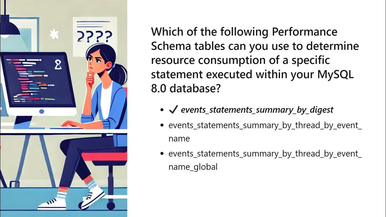 Oracle 1z0 908 MySQL 8 0 Database Administrator Exam Part II - YouTube