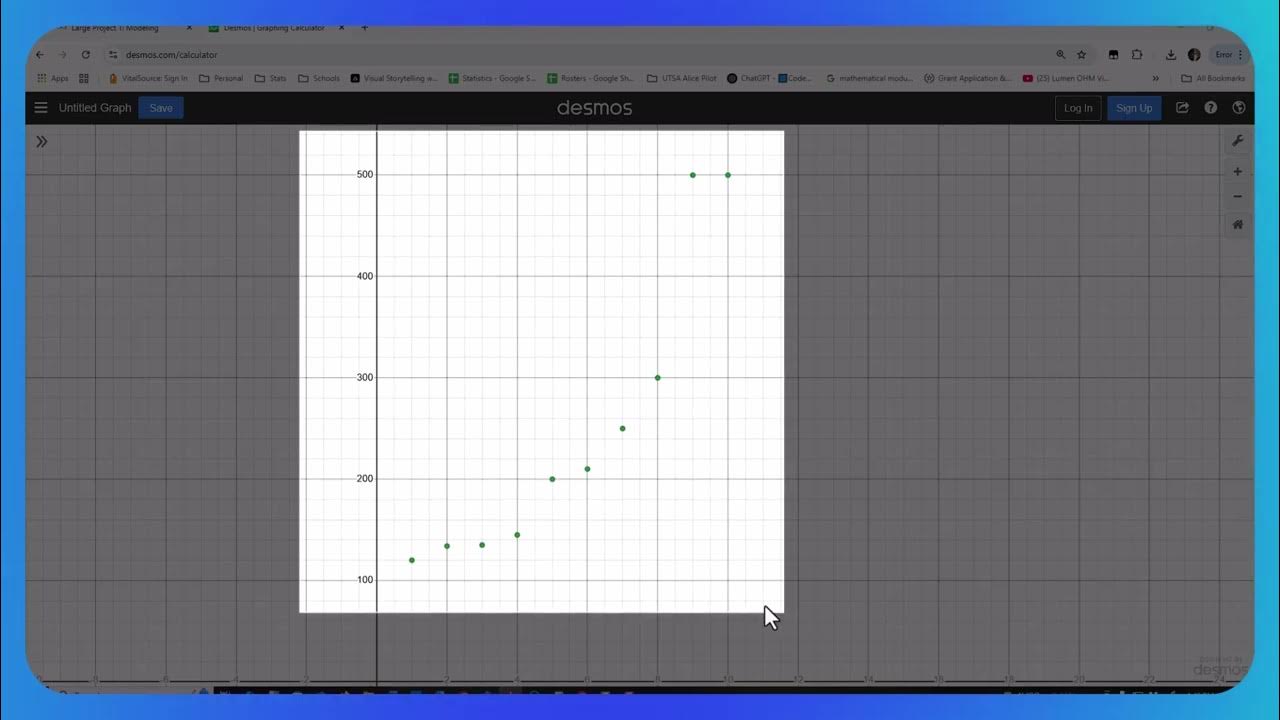 Modeling Real-World Data with Desmos - YouTube