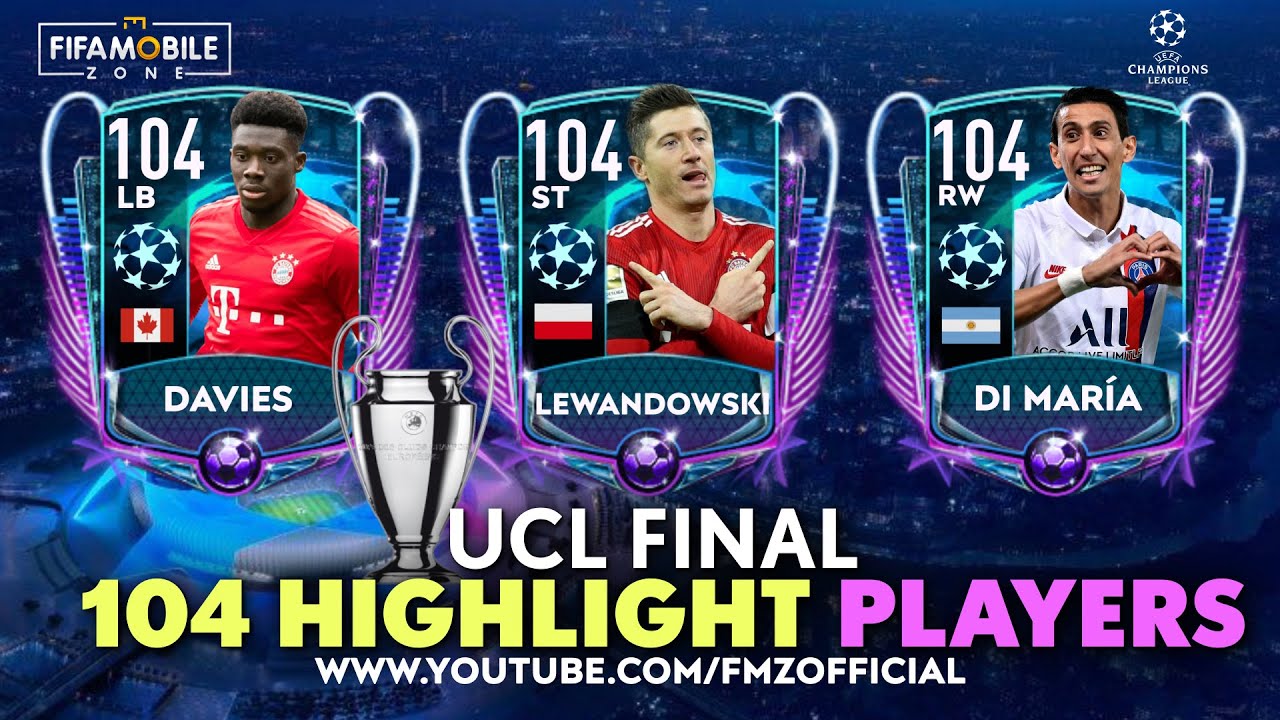 UCL HIGHLIGHT PLAYERS PREDICTION FIFA MOBILE UCL FINAL EVENT - YouTube