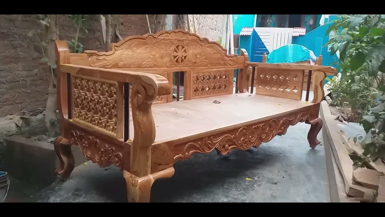 wood carving design devan sofa ramesh Tumarada cmg. 9676494798 - YouTube