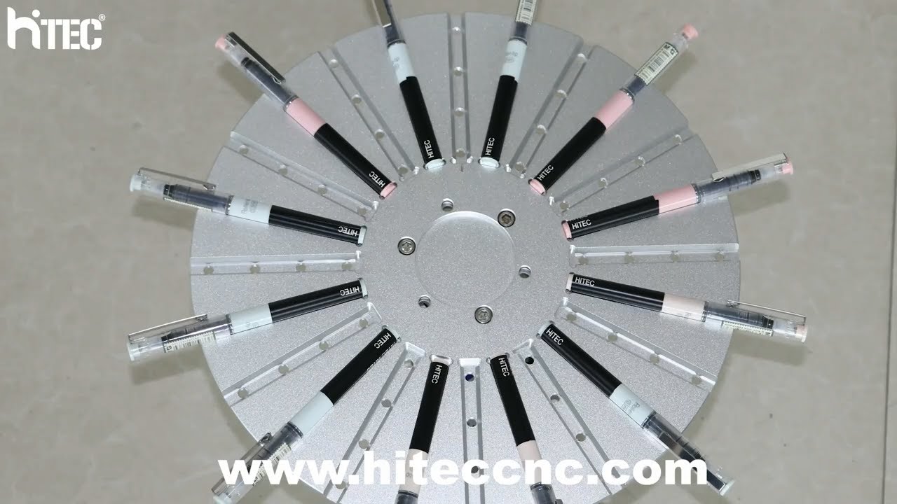 Pen Marking Fiber laser marking machine with turntable rotary - YouTube