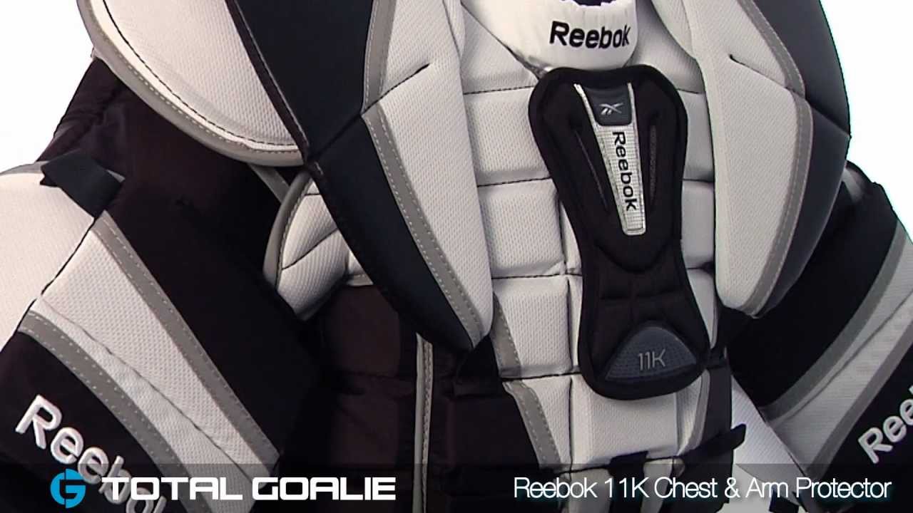 Reebok 11K Pro Chest & Arm Protector - YouTube
