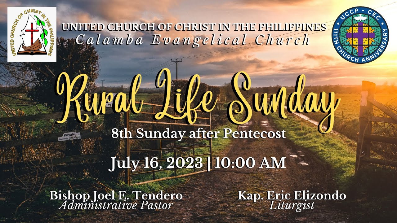 July 16, 2023 - 8th Sunday after Pentecost/Rural Life Sunday - YouTube