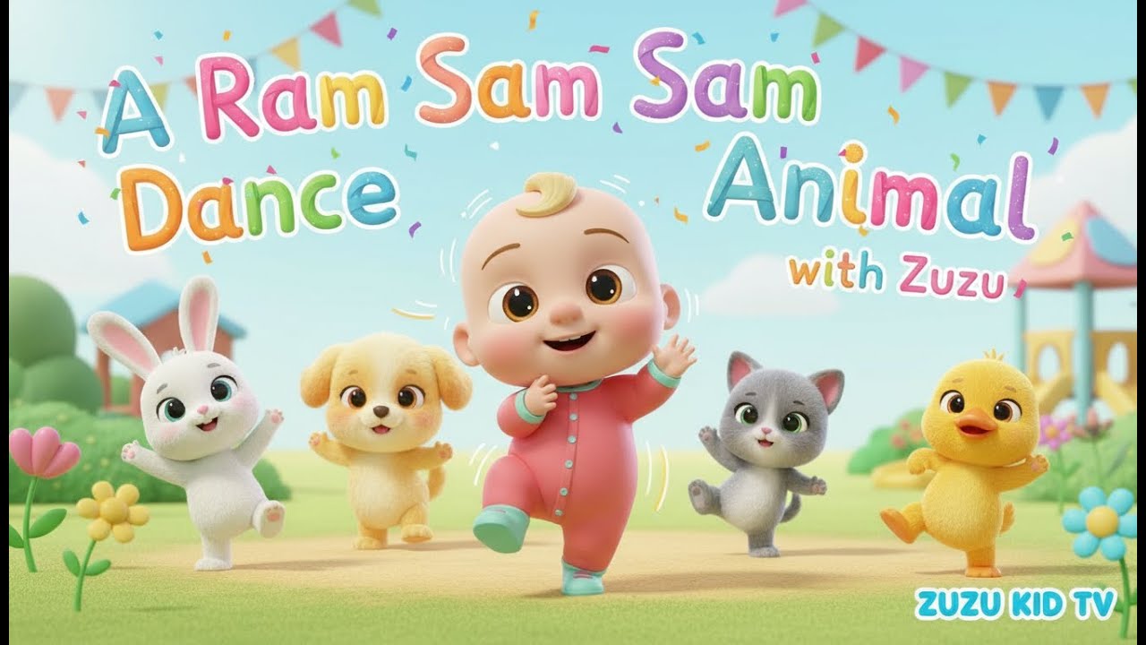 A Ram Sam Sam Dance Animal with Zuzu – Nursery Rhyme, Toddler Dance ...