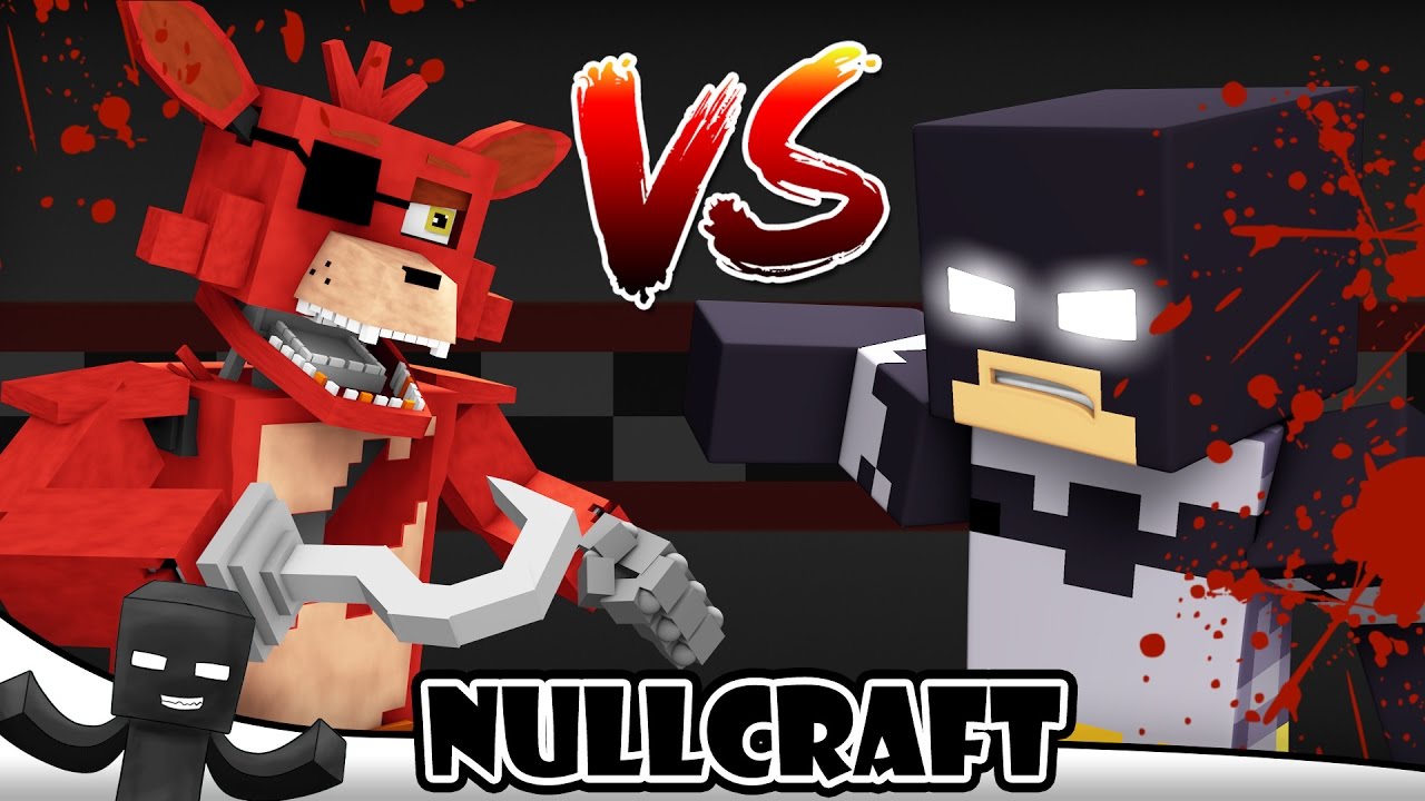 FNAF vs BATMAN - Monster School - Spider Life 1 - NullCraft Minecraft Animations - YouTube