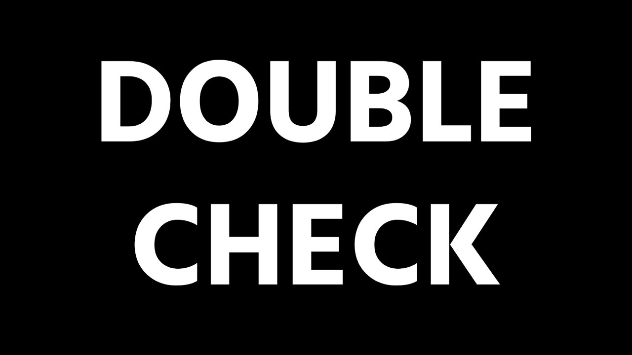 double check the locks option - YouTube
