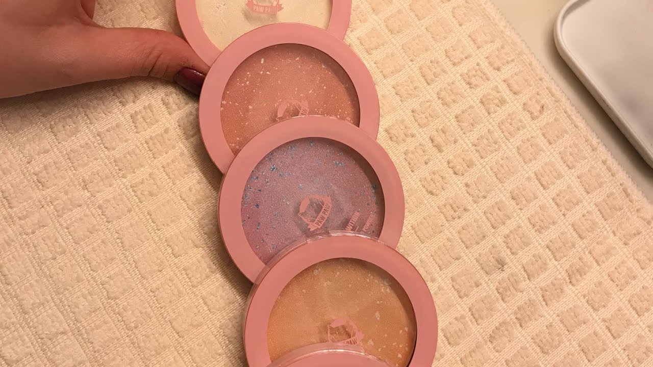 NEW AOA Paw Paw Glow Within Illuminating Powder With Swatches! - YouTube