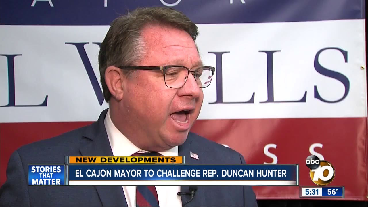 El Cajon mayor to run for Rep. Hunter's seat - YouTube
