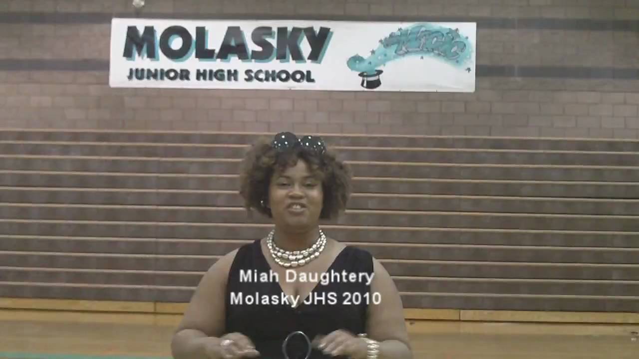 Las Vegas Middle School DJ - Molasky JHS 2010 - Miah Daughtery - YouTube