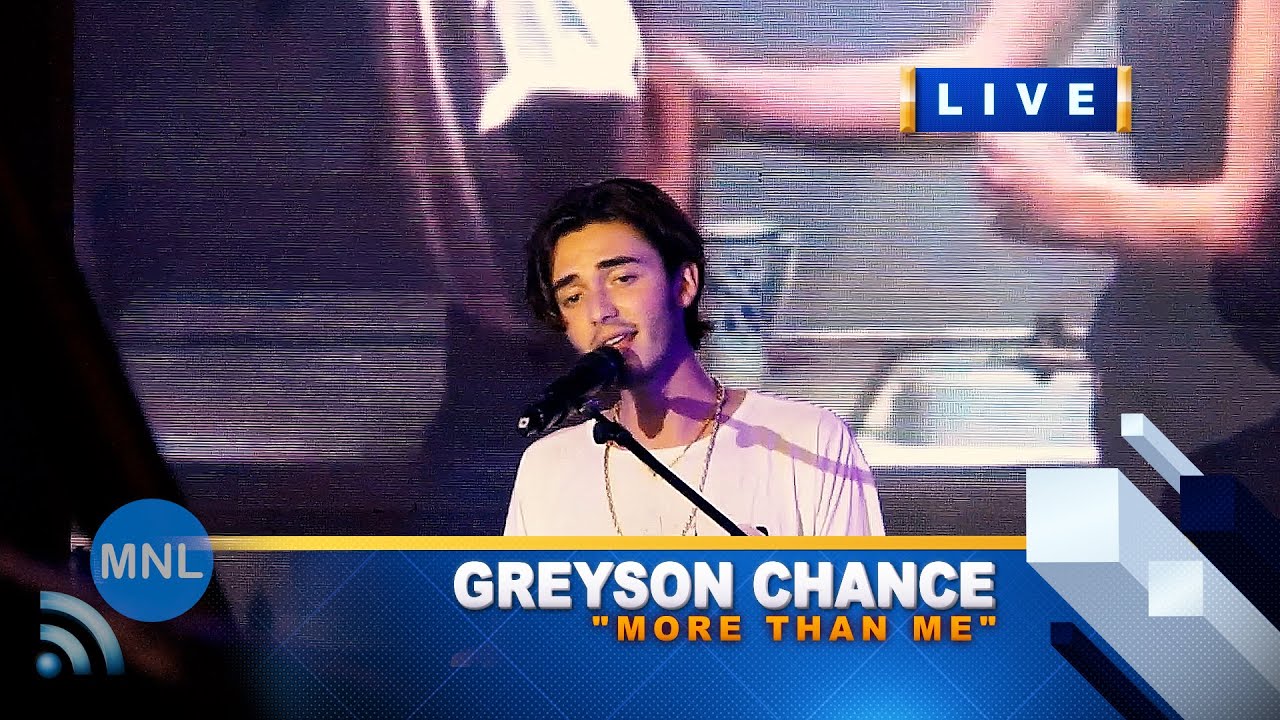 [8K UHD] MORE THAN ME (Greyson Chance) Momentum Live MNL - YouTube