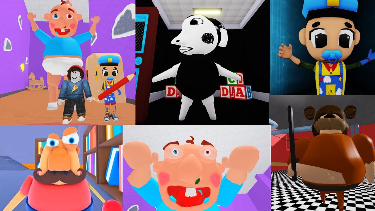 Roblox 4 SPEEDRUN Escape Obby, FREDDY BARRYS PRISON, Escape Hyperpigmentation Monster, BABY ...