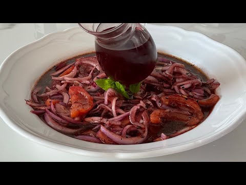 📣USTANIN SIR GİBİ SAKLADIĞI SOĞAN SALATASINI YAPTIM 🫶MEŞHUR İSTANBUL  SALATASI 😋