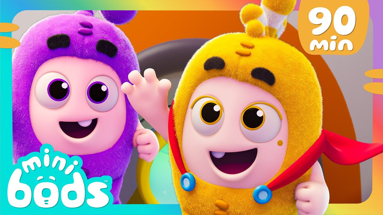 Bunny Hero | Minibods | Mini Oddbods | Baby Oddbods | Funny Cartoons ...
