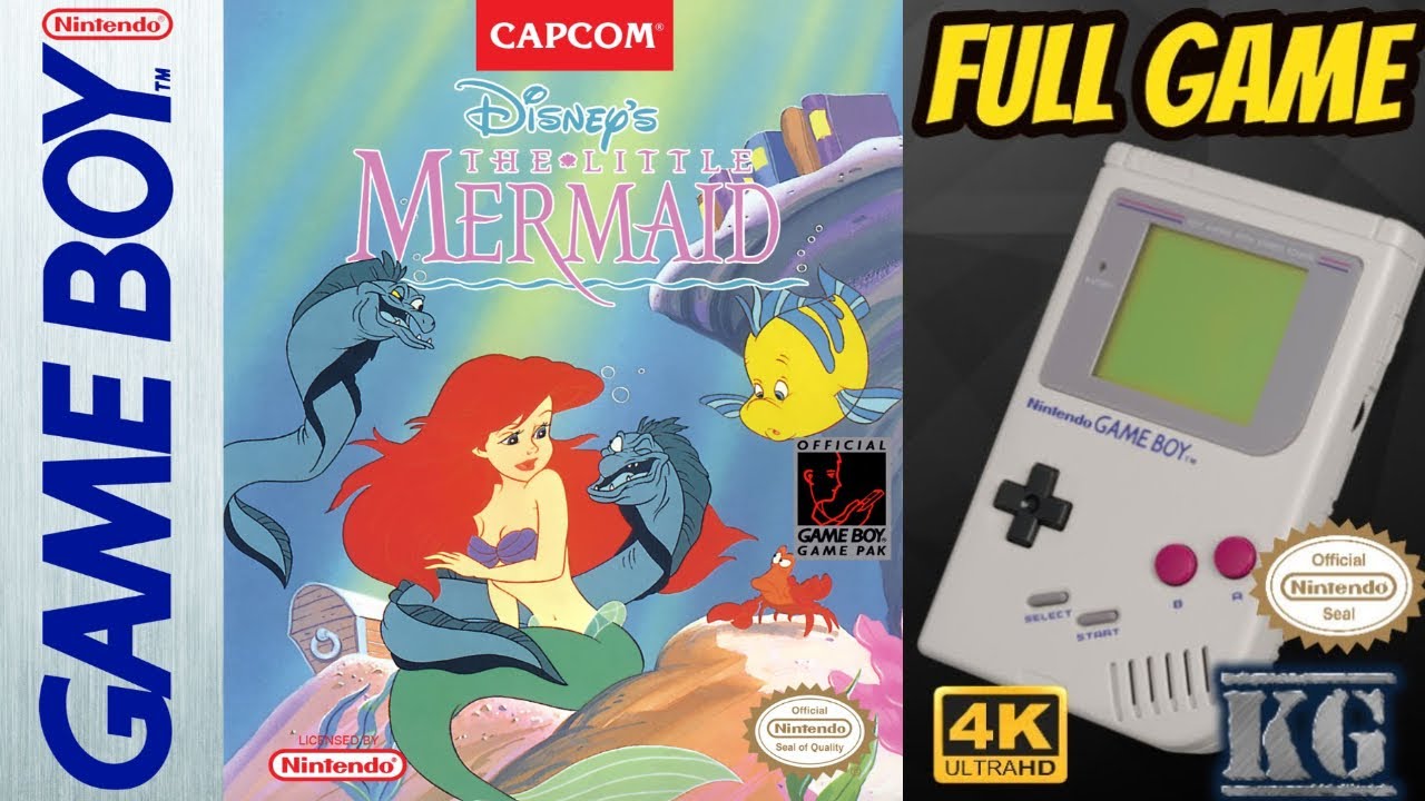 The Little Mermaid [GAME BOY] Gameplay Walkthrough FULL GAME [4K60ᶠᵖˢ🔴 ...