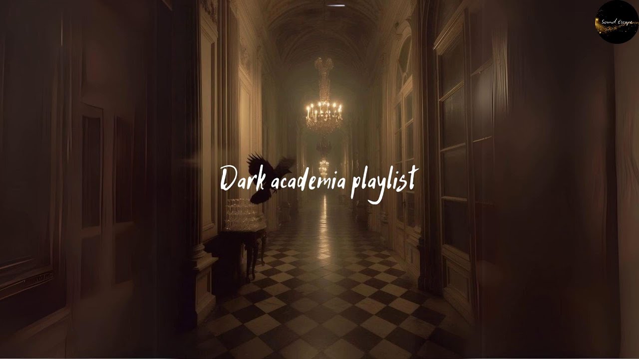 Dark Classical Academia - You’re studying in a large library at ...