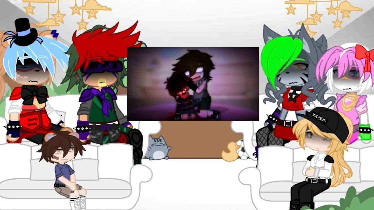 [ FNAF SB React To glammike ] * warning: Angst * -Part1- •Tiny• - YouTube
