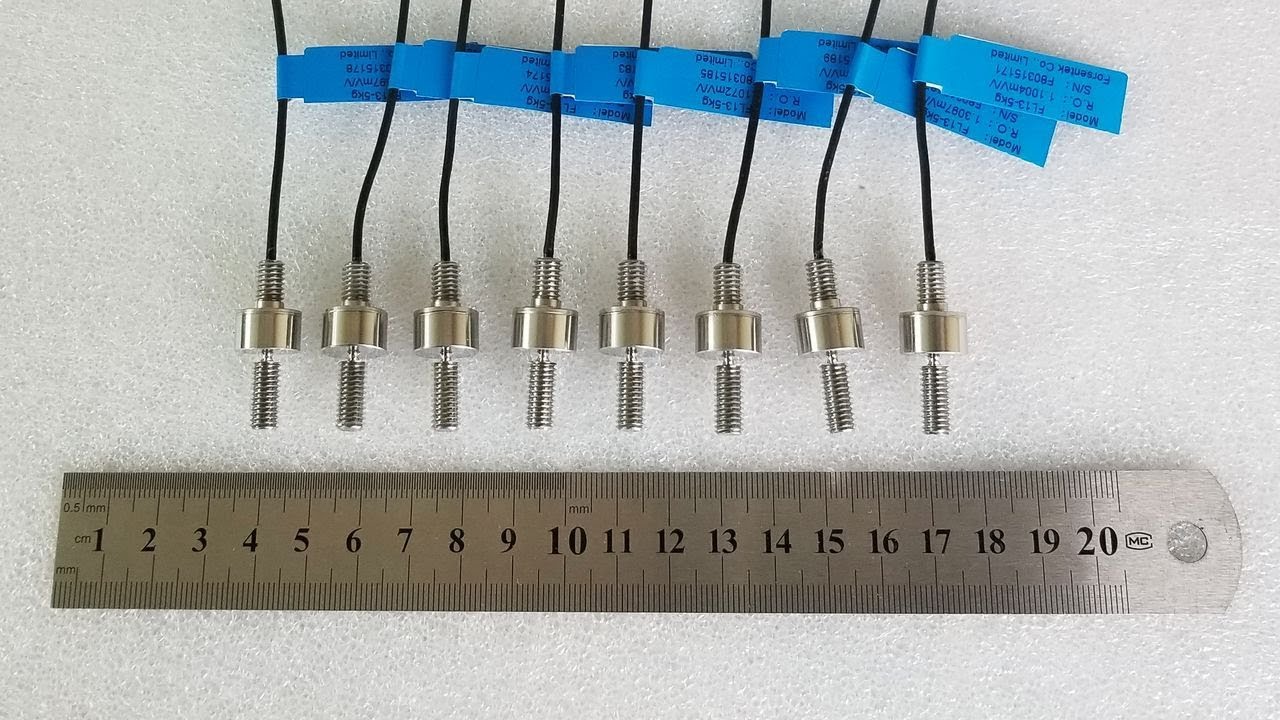 Miniature in line load cell 0-100kgf tension compression force ...
