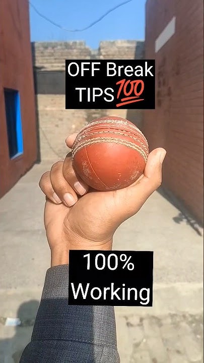 OFF Break Ball tips💯 #short #shorts #cricket - YouTube