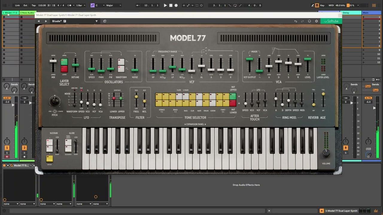Softube Model 77. First sound and demo. - YouTube