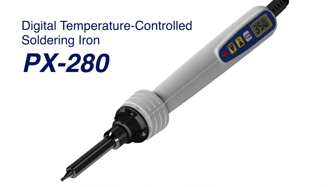 PX-280 LEAD-FREE TEMPERATURE-CONTROLLED SOLDERING IRON - YouTube