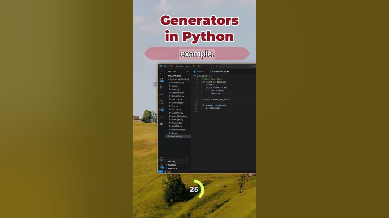 Generators In Python Python Pythonprogramming Learnpythonpythontips Pythonforbeginners 8622