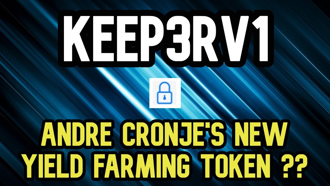 Keep3rV1 Explained | Andre Cronje's new Crypto project ! - YouTube