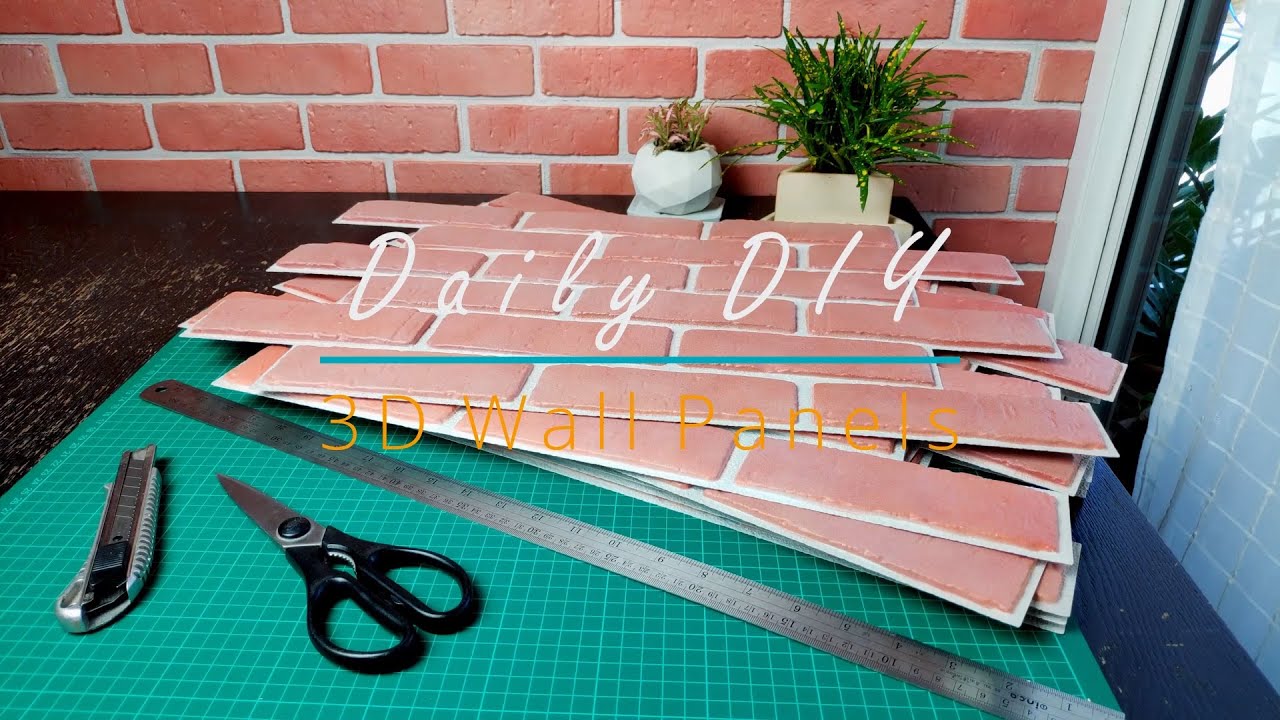 Daily DIY - 3D Wall Panels - YouTube