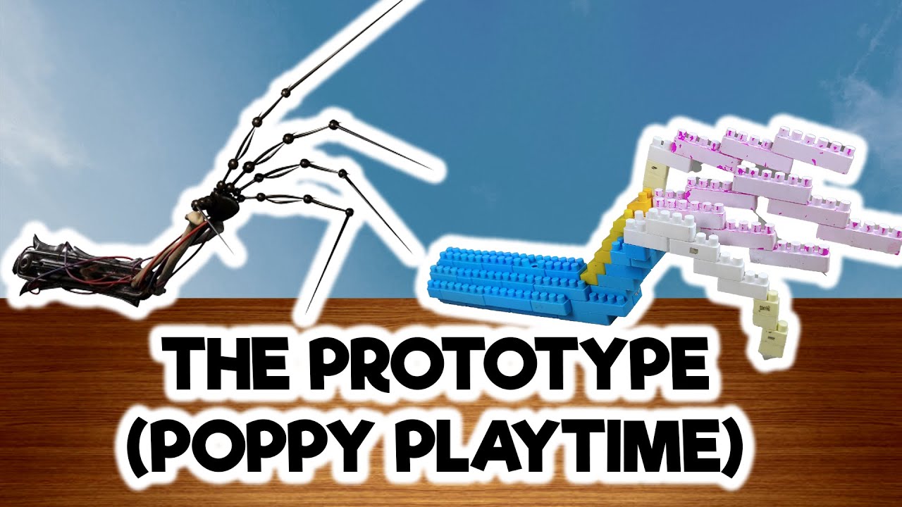Cara MeMbuat The Prototype Poppy Playtime 4 Dari Balok Susun - YouTube